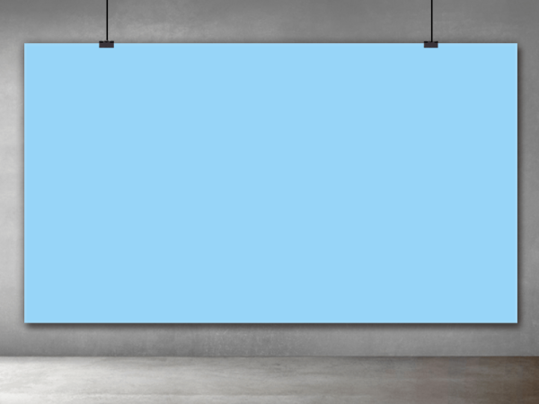 Solid Blue Photography Portrait Backdrop for Girls - Vinyl Banner Printing
