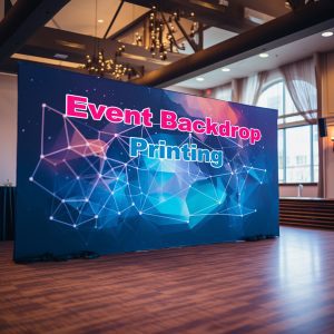 Event Backdrop Banner Printing - Next Day Delivery, Free Design