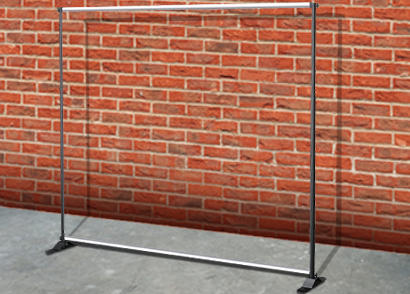 Backdrop Banner Stand With Graphics - Vinyl Banner Printing