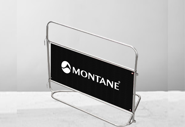 POLICE CROWD BARRIER COVERS & BANNERS – PVC MESH - Vinyl Banner Printing