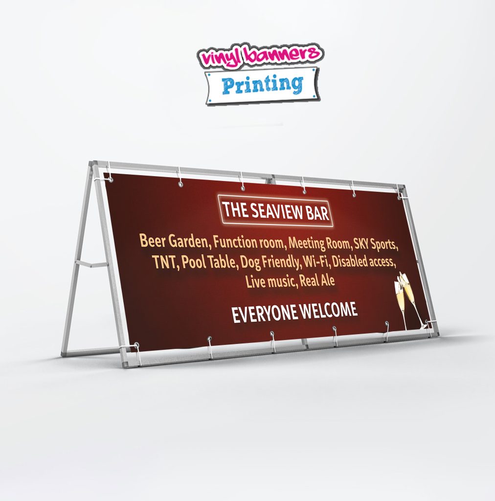 Outdoor A-Banner, Outdoor Banner Holder, Outdoor Banner Stand - Vinyl ...