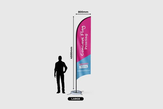 Concave Flags - Vinyl Banner Printing