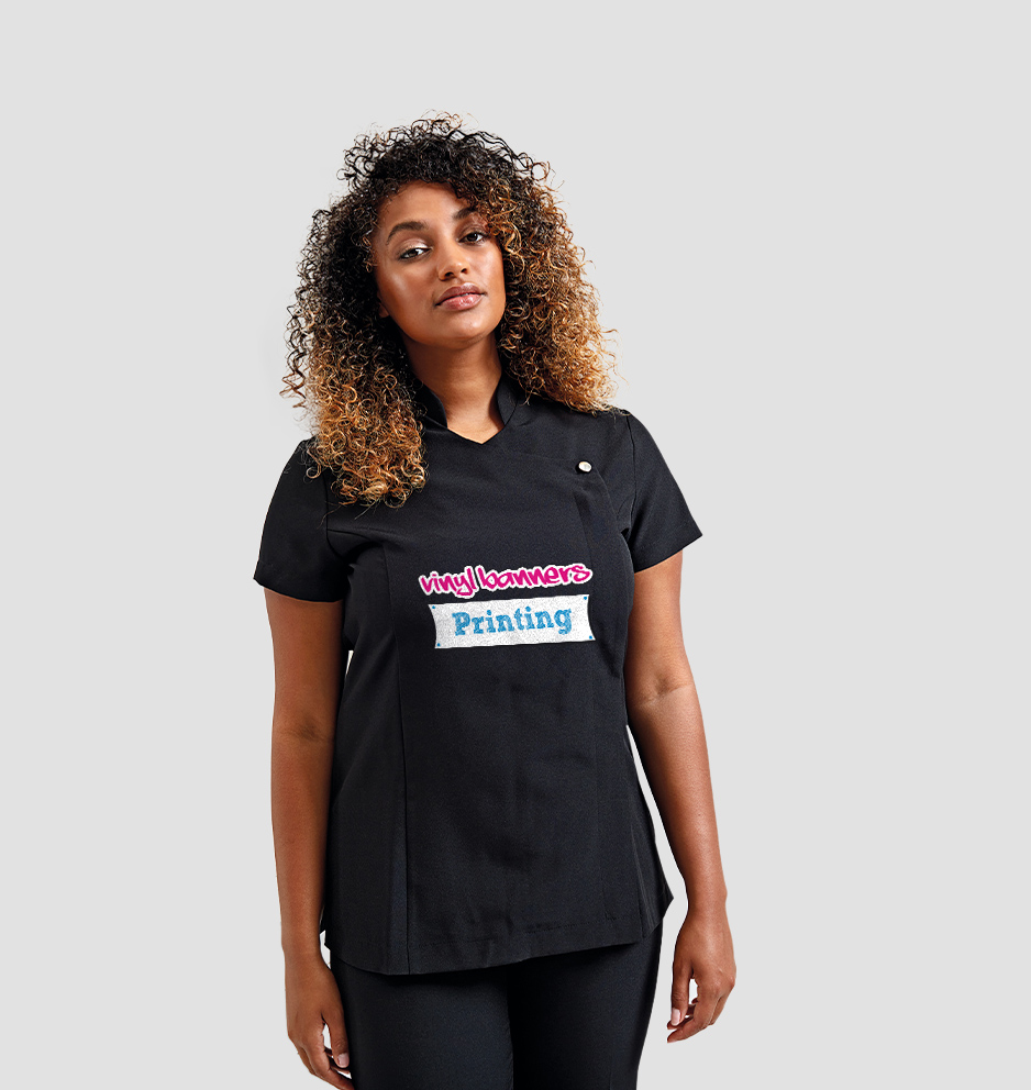 Personalised Spa Tunic, Customised Printed Spa Tunic - Vinyl Banners ...