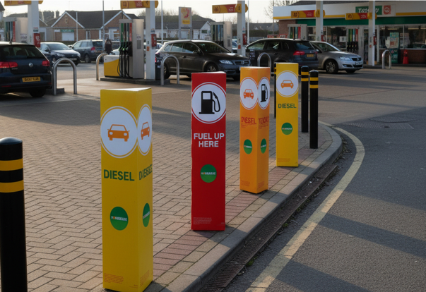 Event Bollard Covers - Vinyl Banner Printing