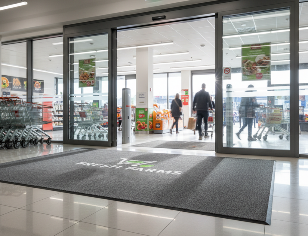 Custom Retail Entrance Mats - Vinyl Banner Printing