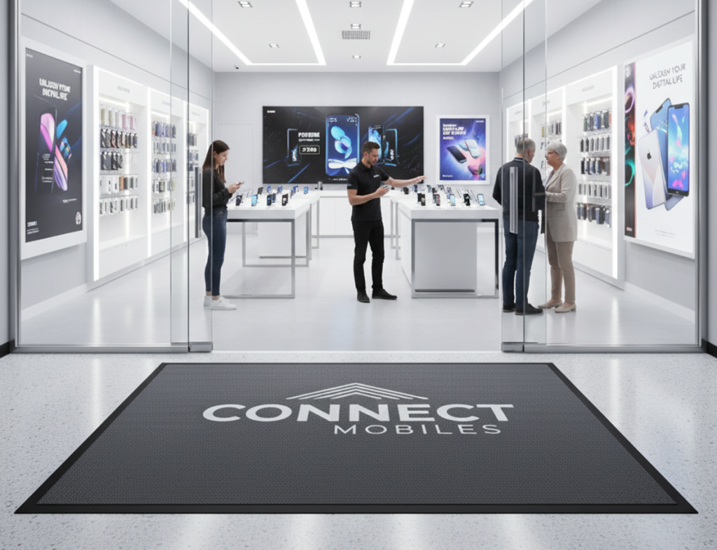 Custom Retail Entrance Mats - Vinyl Banner Printing