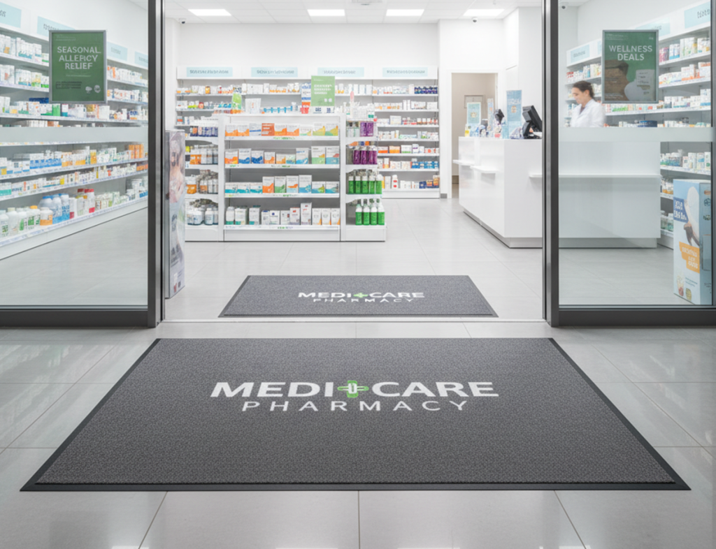 Custom Retail Entrance Mats - Vinyl Banner Printing