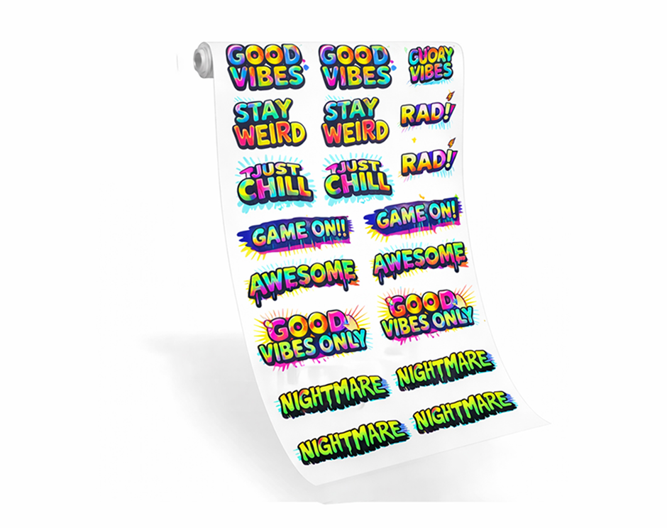 Fluorescent Green DTF Printing - Vinyl Banner Printing